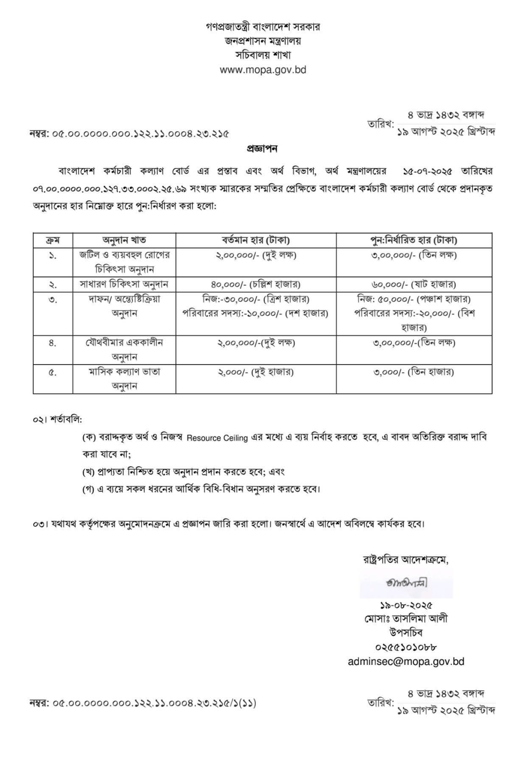 সরকারি চিকিৎসা অনুদান ২০২৫ । অনলাইনে সাধারণ চিকিৎসা অনুদান ৬০ হাজার ...